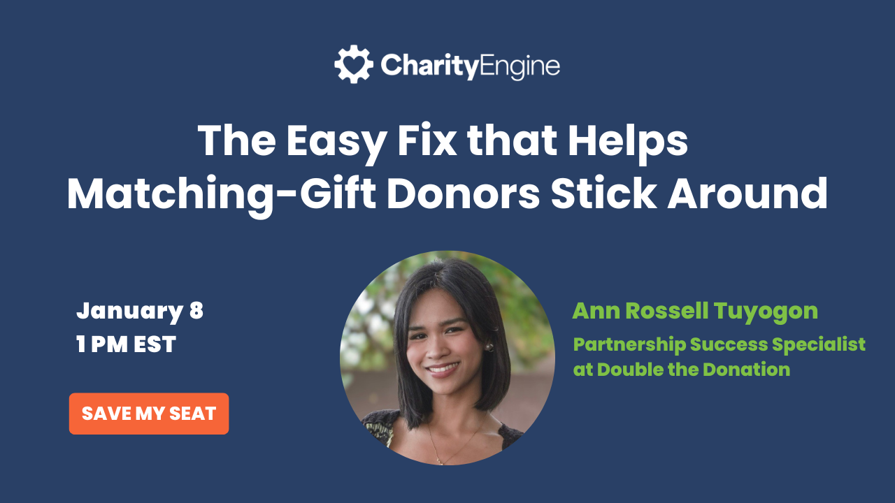 The Easy Fix that Helps Matching-Gift Donors Stick Around