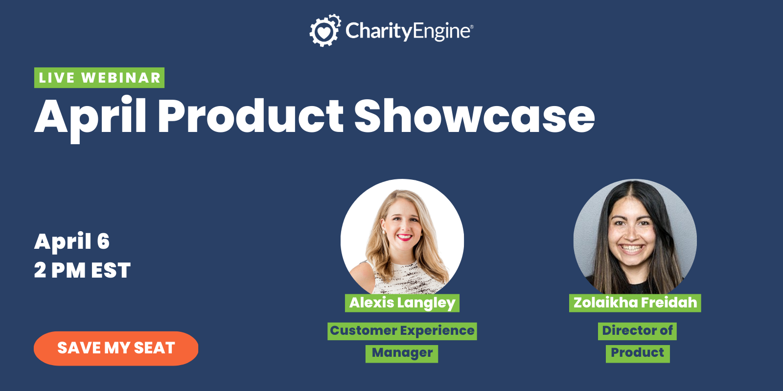 Webinar: April CharityEngine Product Showcase