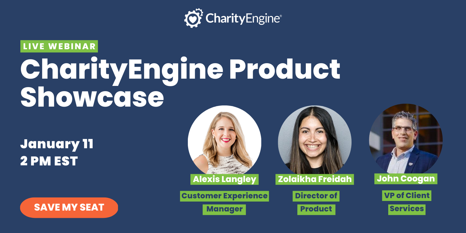 Webinar: January CharityEngine Product Showcase